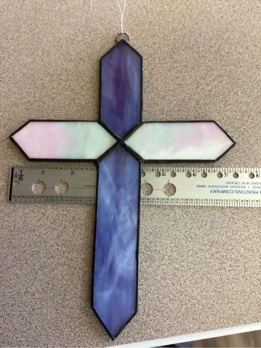 Hand Crafted | Art | Handcrafted Stained Glass Cross | Poshmark